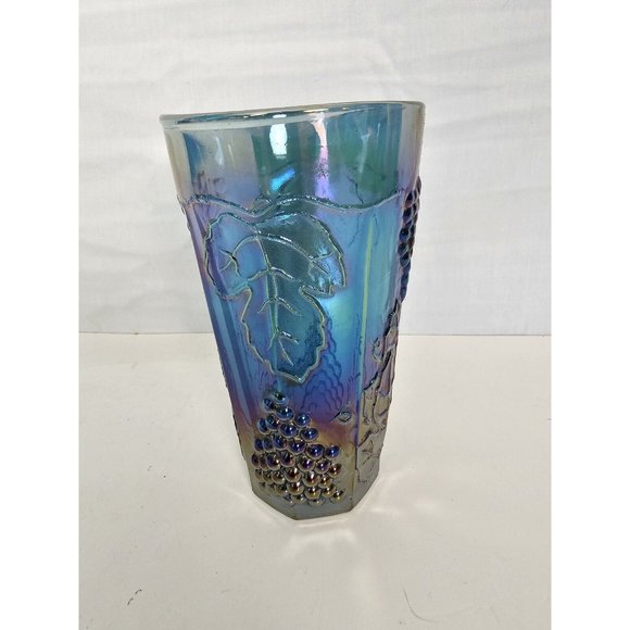 Indiana Glass | Dining | Indiana Harvest Grape Carnival Glass Tumbler ...